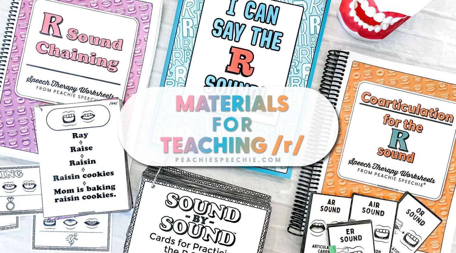 Materials for Teaching the R Sound - Peachie Speechie Blog