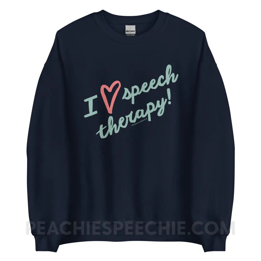 I Love Speech Therapy Classic Sweatshirt