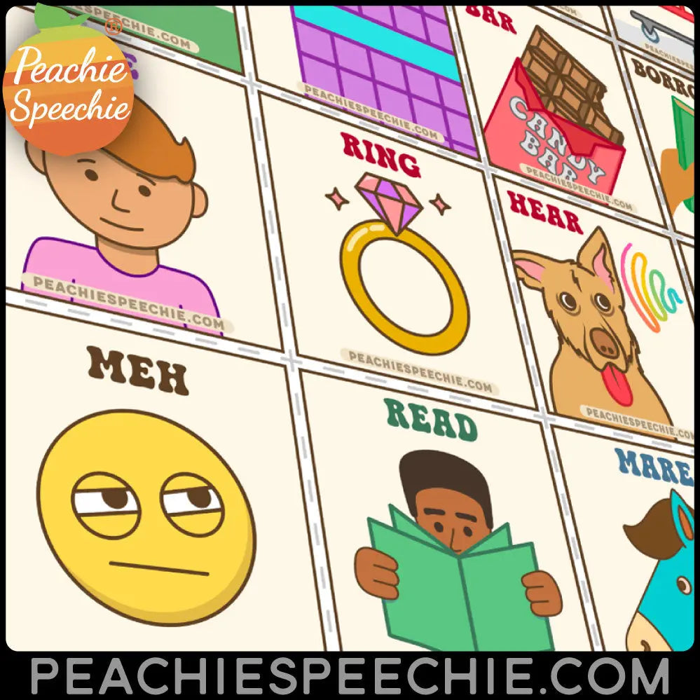 R Sound Picture Cards for Practicing the R Sound