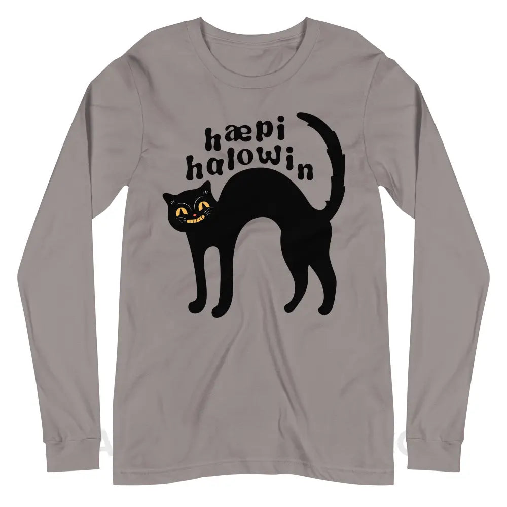 Happy Halloween IPA Black Cat Premium Long Sleeve
